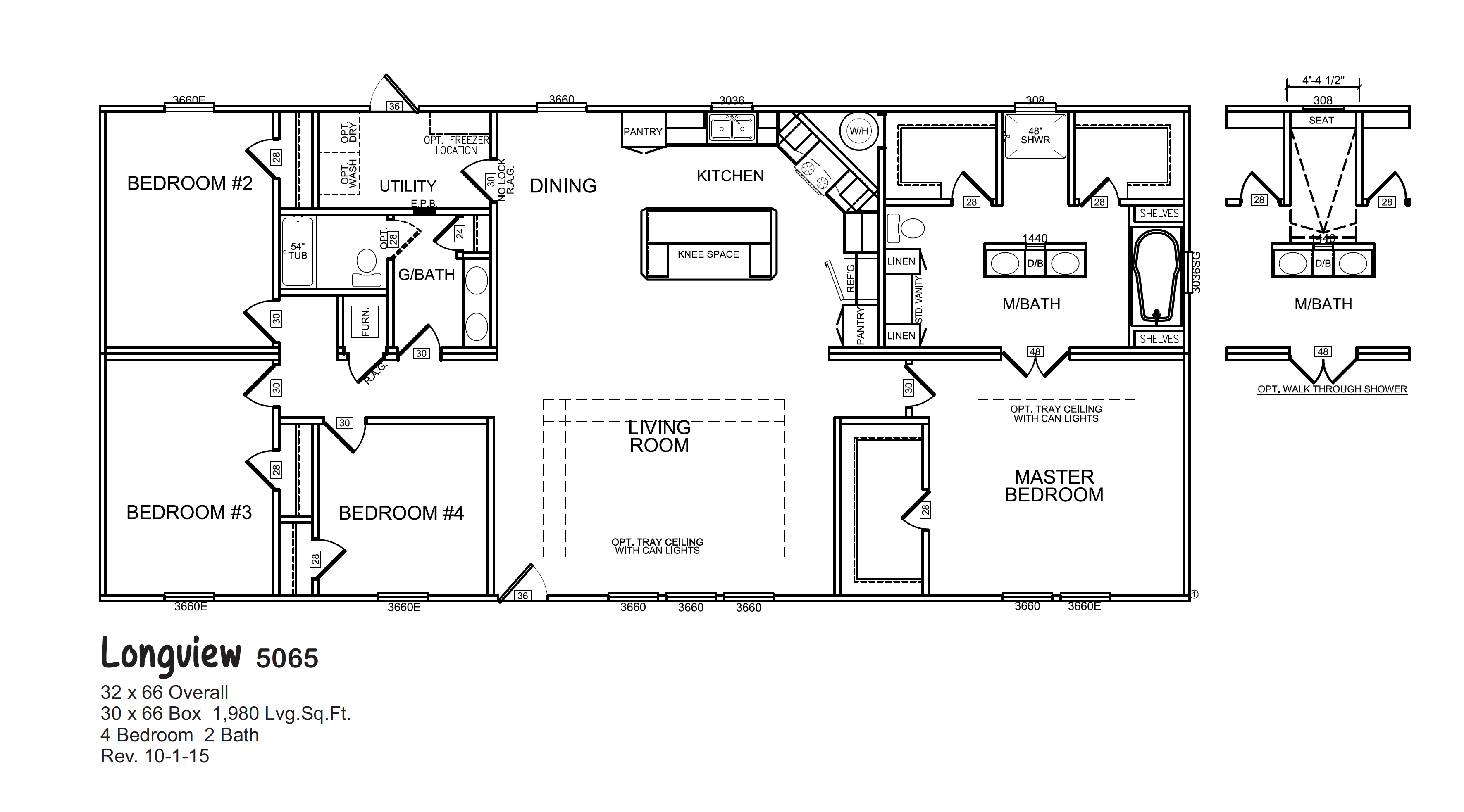 2 Bedroom Modular Homes Floor Plans